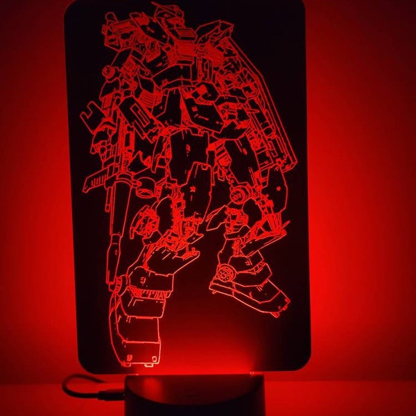 Gundam Lamp - Etsy
