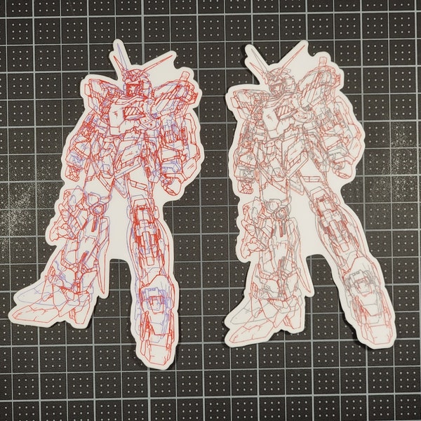 Gundam Car Decals - Etsy