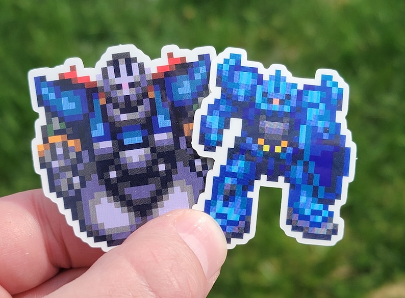 Mecha Sprite Stickers - Etsy