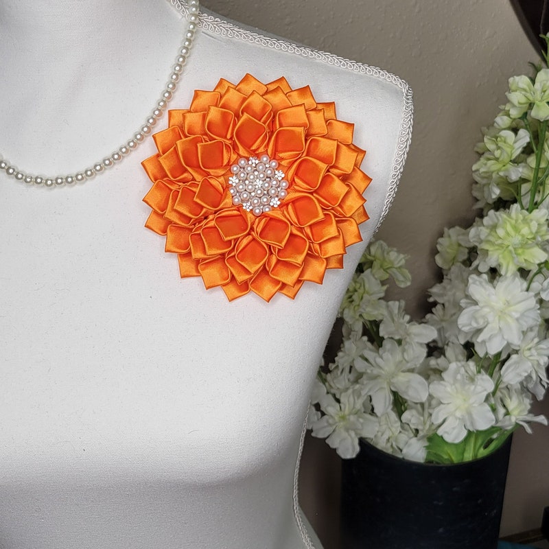 Orange Brooches - Etsy