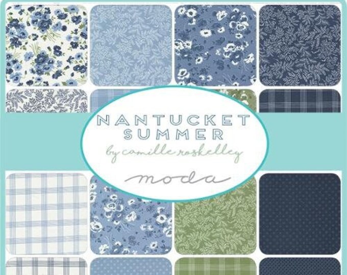 Nantucket Summer Swoon Sixteen Quilt Kit 74x74 Camille Roskelley Moda ...