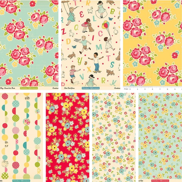 October Afternoon Fabric - Etsy