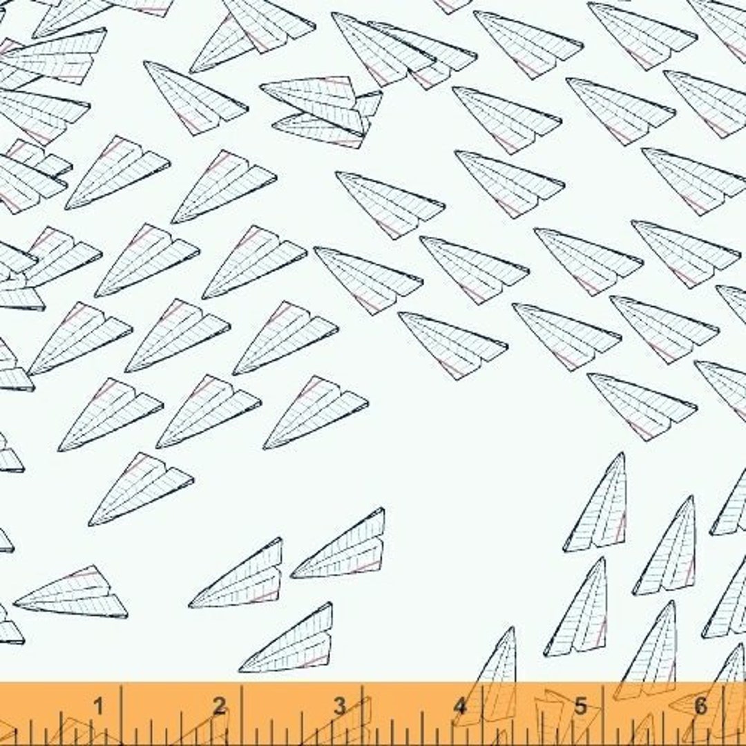 Paper Obsessed FQ or More Traffic Jam Paper Crimson Tate Windham Fabrics OOP HTF - Etsy