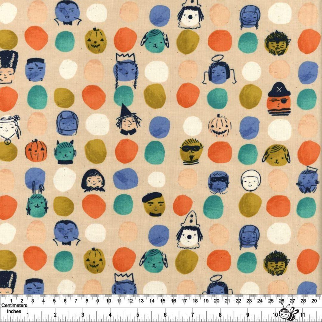 Lil' Monsters - Alexia Abegg - FQ or More - Dress up Peach/unbleached ...