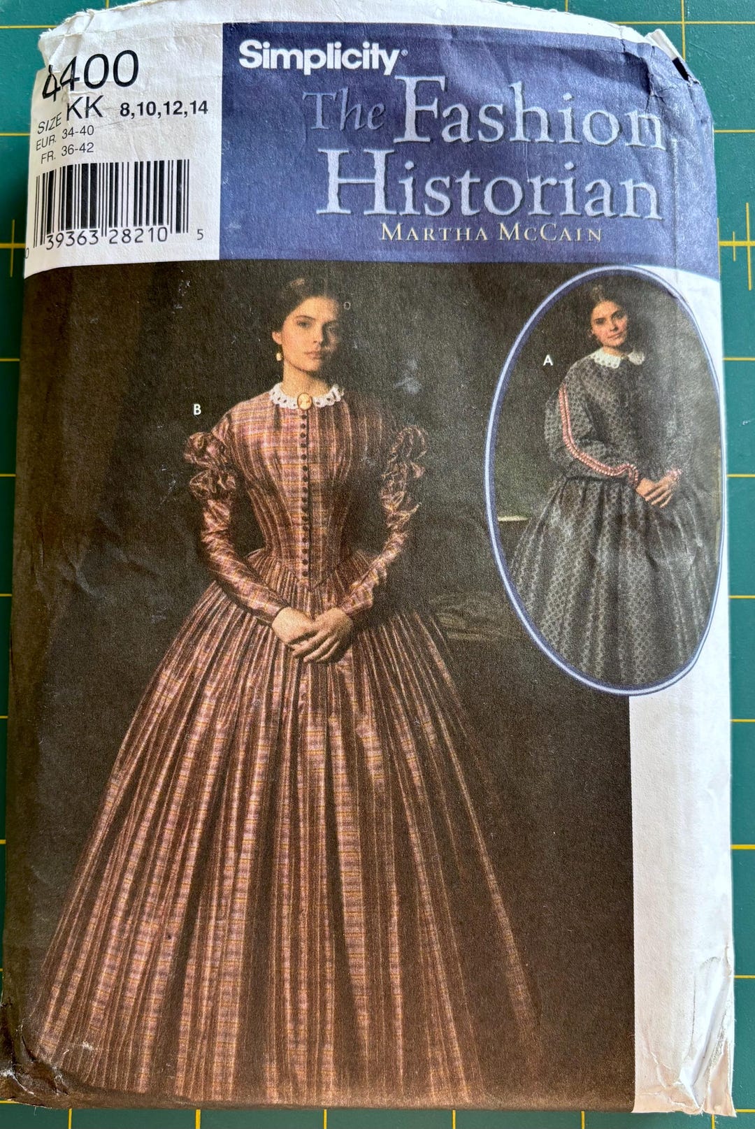Simplicity 4400 the Fashion Historian Misses' Civil War Costume Paper ...