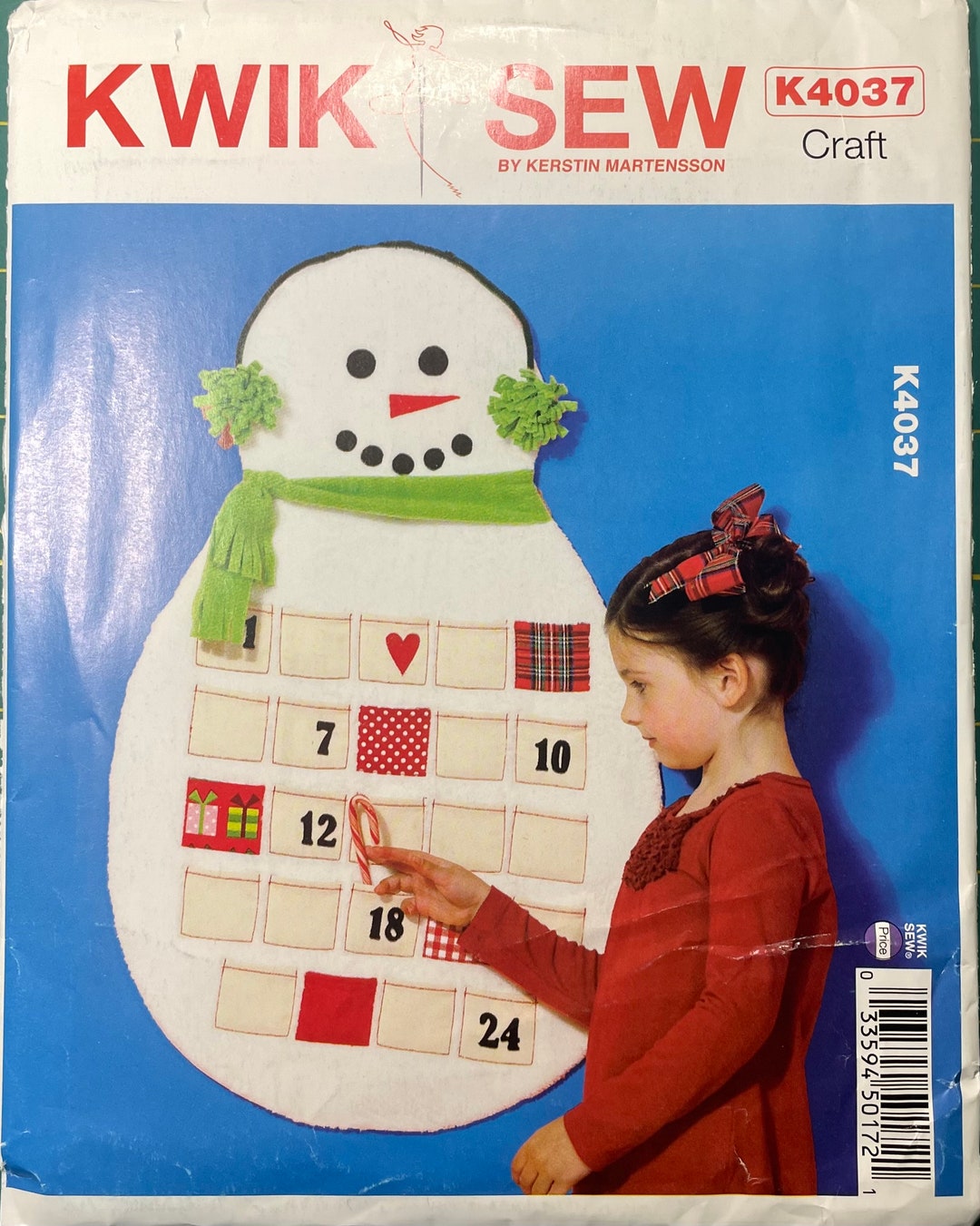 Kwik Sew K4037 Countdown to Christmas Sewing Pattern - Etsy