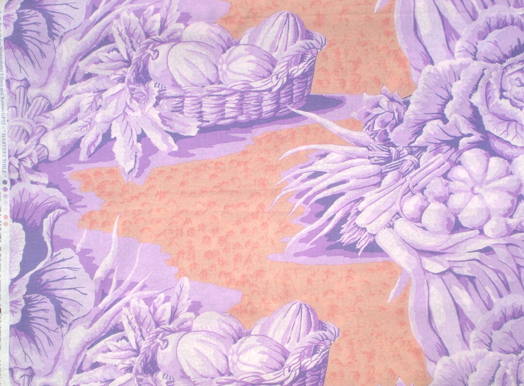 Kaffe Fassett - Fat Quarter Yard - Harvest Toile Lilac GP 35 Rowan ...