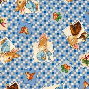 Tale of Peter Rabbit FQ or Two Frederick Warne & Co Fabric 2001 Oop Htf ...
