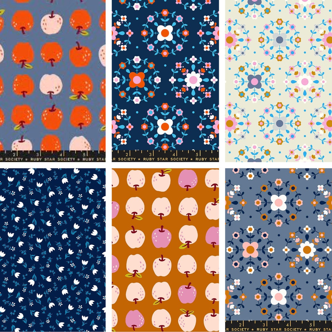 Smol - 6 FQ Set - Ruby Star Society Moda Fabrics Oop Htf Please Read - Etsy