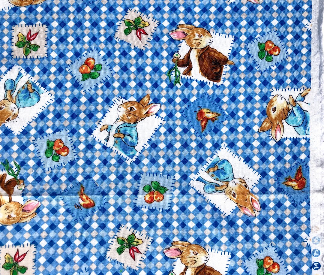 Tale of Peter Rabbit FQ Last Piece Frederick Warne & Co Fabric 2001 Oop ...