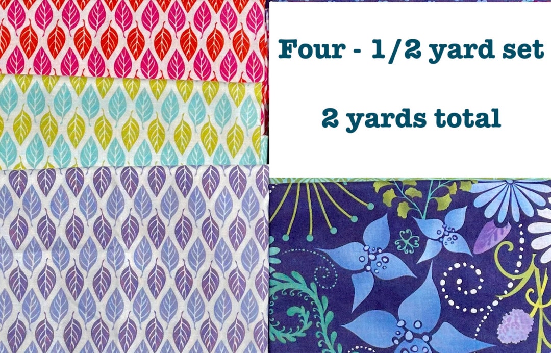 Terrain Kate Spain Four Half Yard Set Moda Fabrics OOP HTF Please Read ...