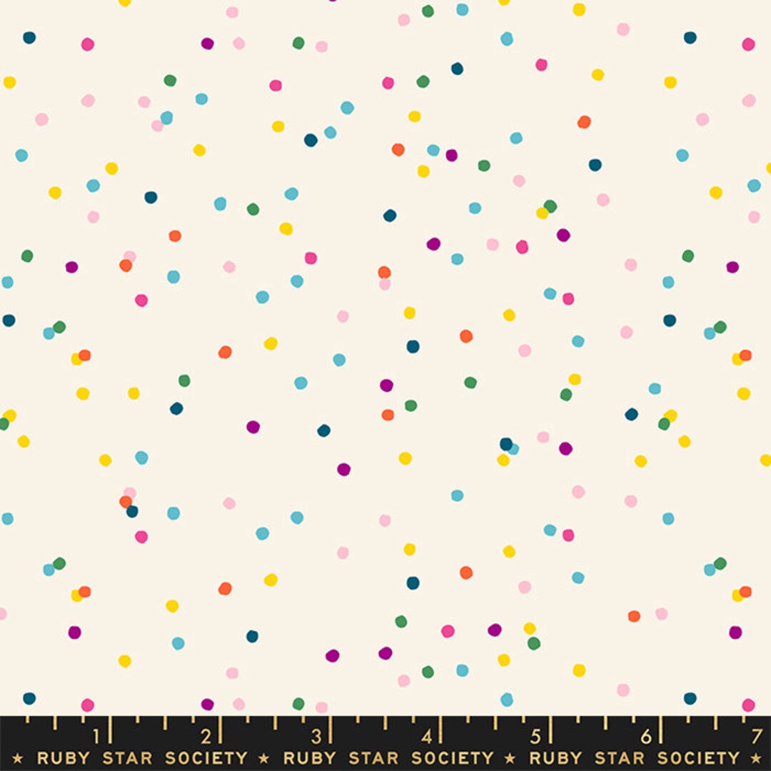 Funfetti Cream Soda - Fat Quarter or More - Birthday Ruby Star Society ...