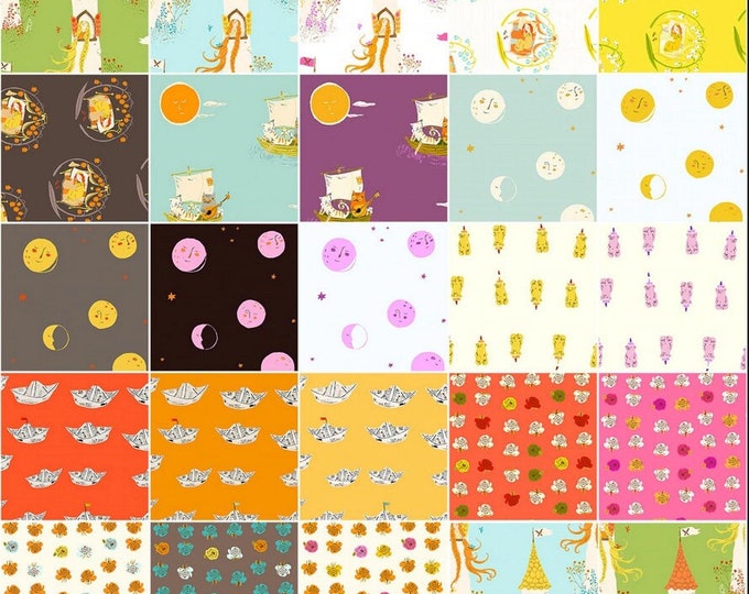 Heather Ross Far Far Away 2 - Fat Quarter Set 23 Fqs - Complete Line ...