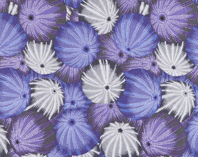 Kaffe Fassett - FQ or More - Sea Urchins Gray PWPJ100 Westminster Rowan ...