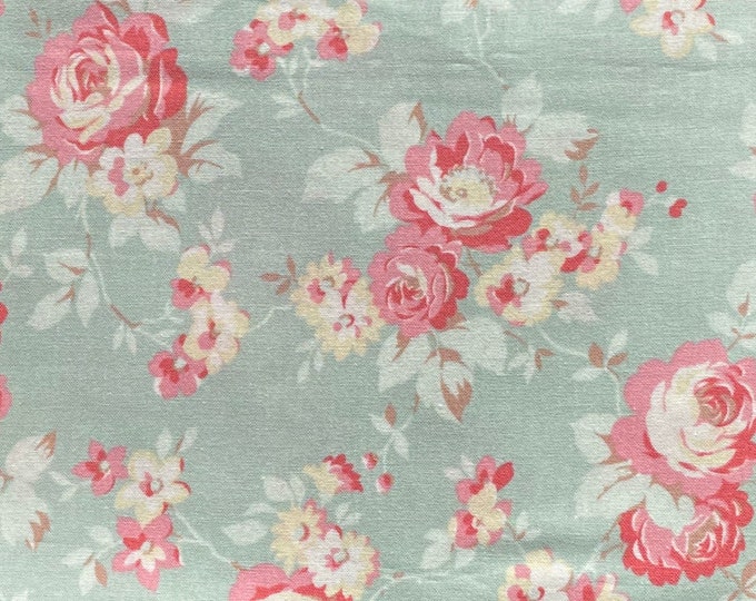 Love and Liberty FQ or More Roses Blue Robyn Pandolph RJR Fabrics - Etsy