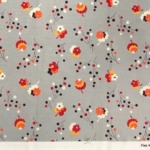 Flea Market Fancy Legacy Posy Gray Fat Quarter Yard or More Denyse ...