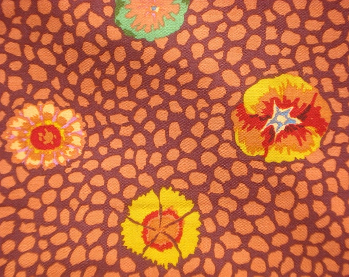 Kaffe Fassett Guinea Flower Rust FQ or More GP 59 Westminster Rowan ...