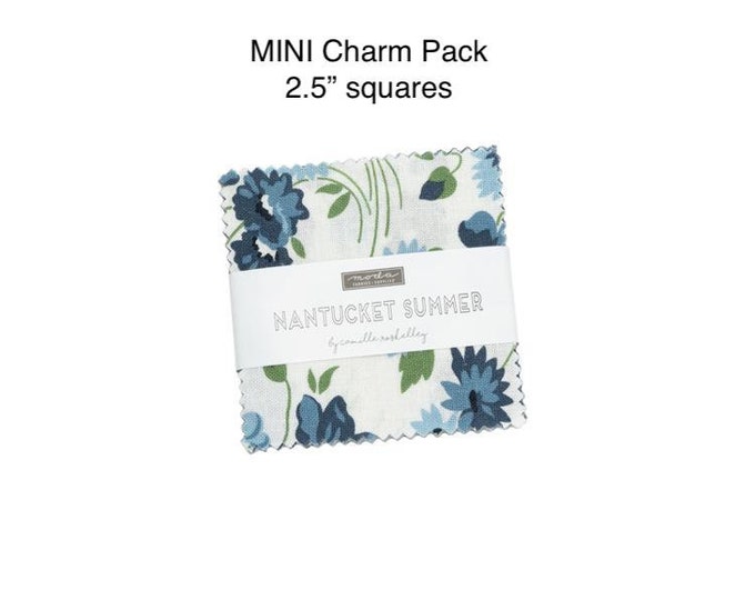 Nantucket Summer MINI Charm Pack 2.5" Squares Camille Roskelley Moda Fabrics OOP HTF - Etsy