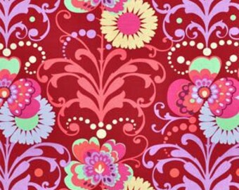 Amy Butler FQ or More Belle Royal Garden Teal Rowan Fabric OOP HTF - Etsy