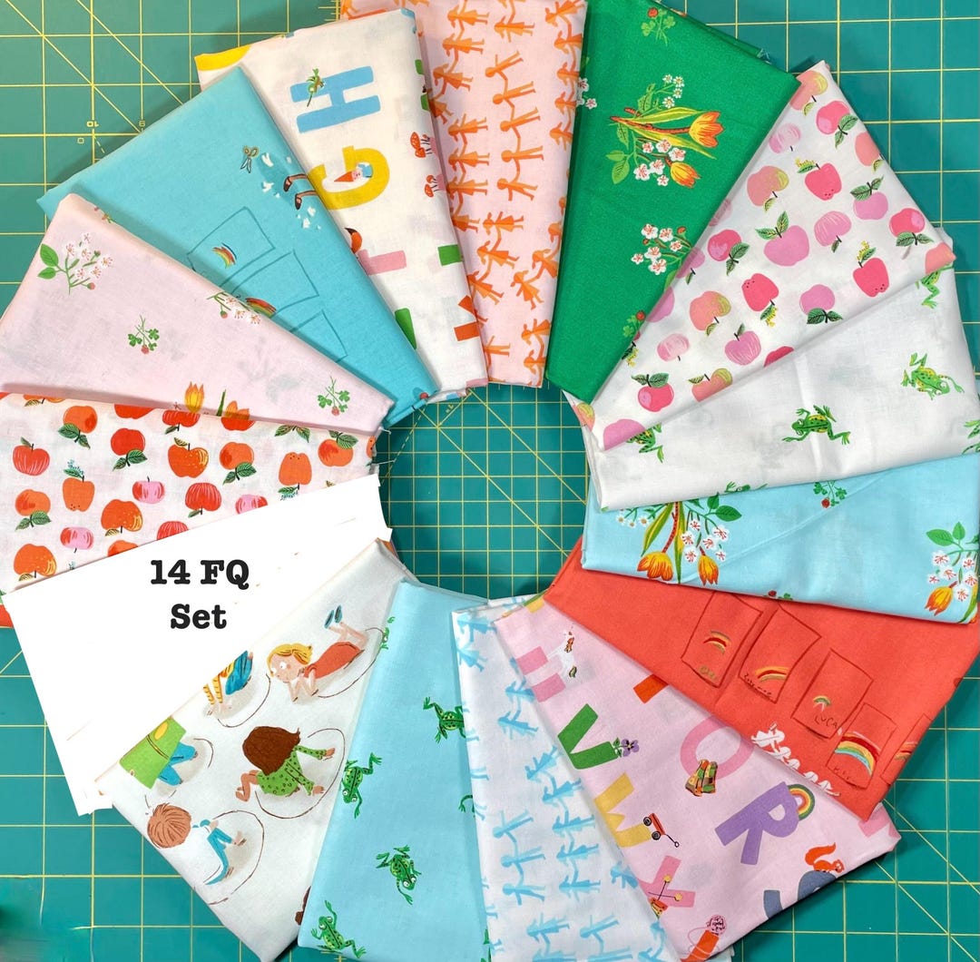 Heather Ross Kinder - 14 FQ Set - OOP HTF Windham Fabrics - Etsy