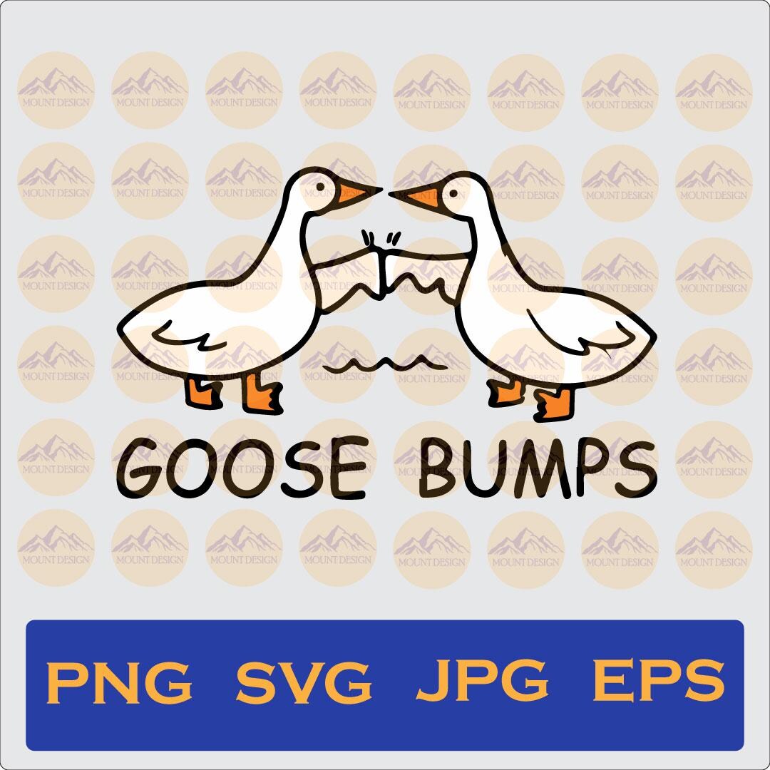 Goose Bump Svg, Funny Duck Clippart, Cute Goose Digital, Goose Png ...