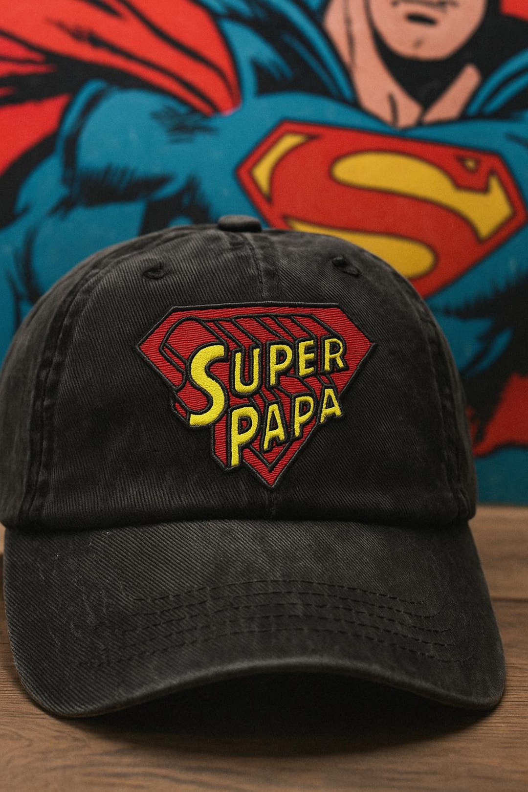 Super Papa Embroidered Dad Hat: Adjustable Cotton Comfort - Etsy