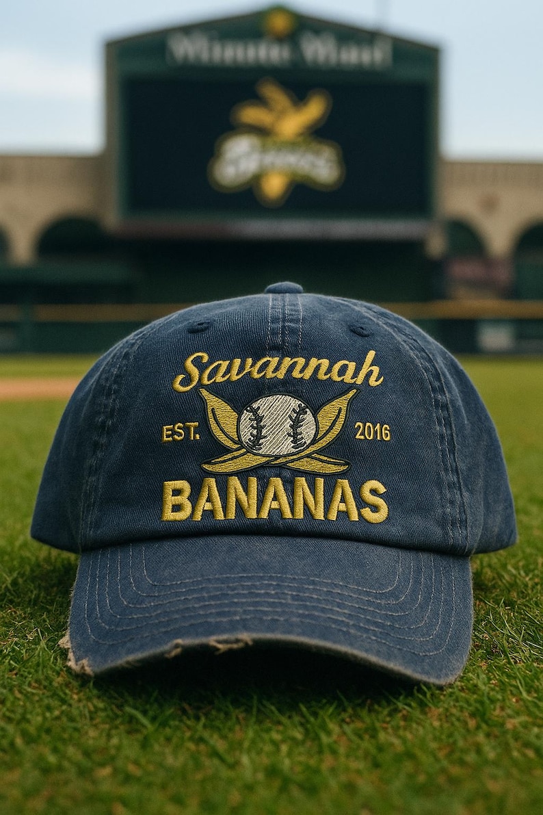 Savannah Bananas Embroidered Hat, Savannah Bananas Hat, Gift for ...