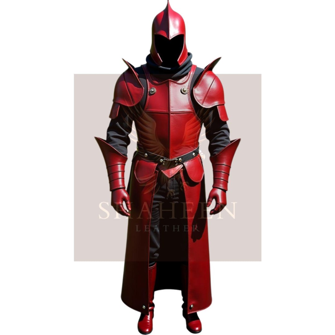 Handcrafted Warrior Leather Armor Set-warrior Leather Armor Set-full ...