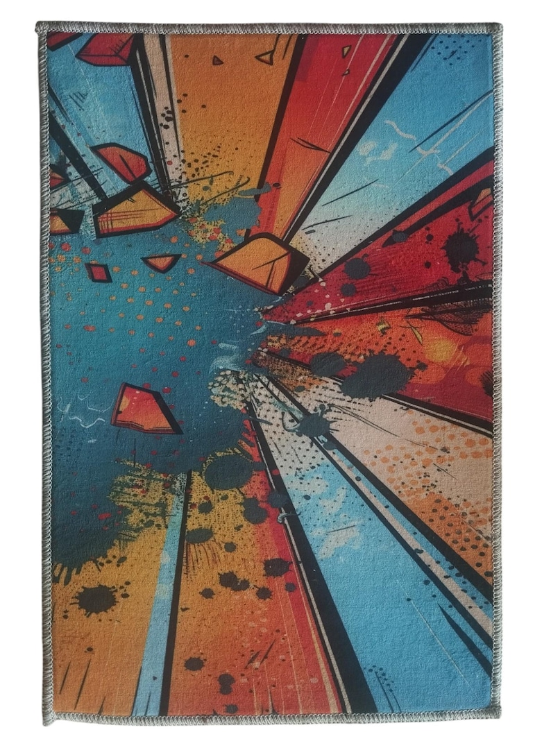 Keith Haring Street Art Rug,keith Haring Drawing Rug,dancing Man Rug ...