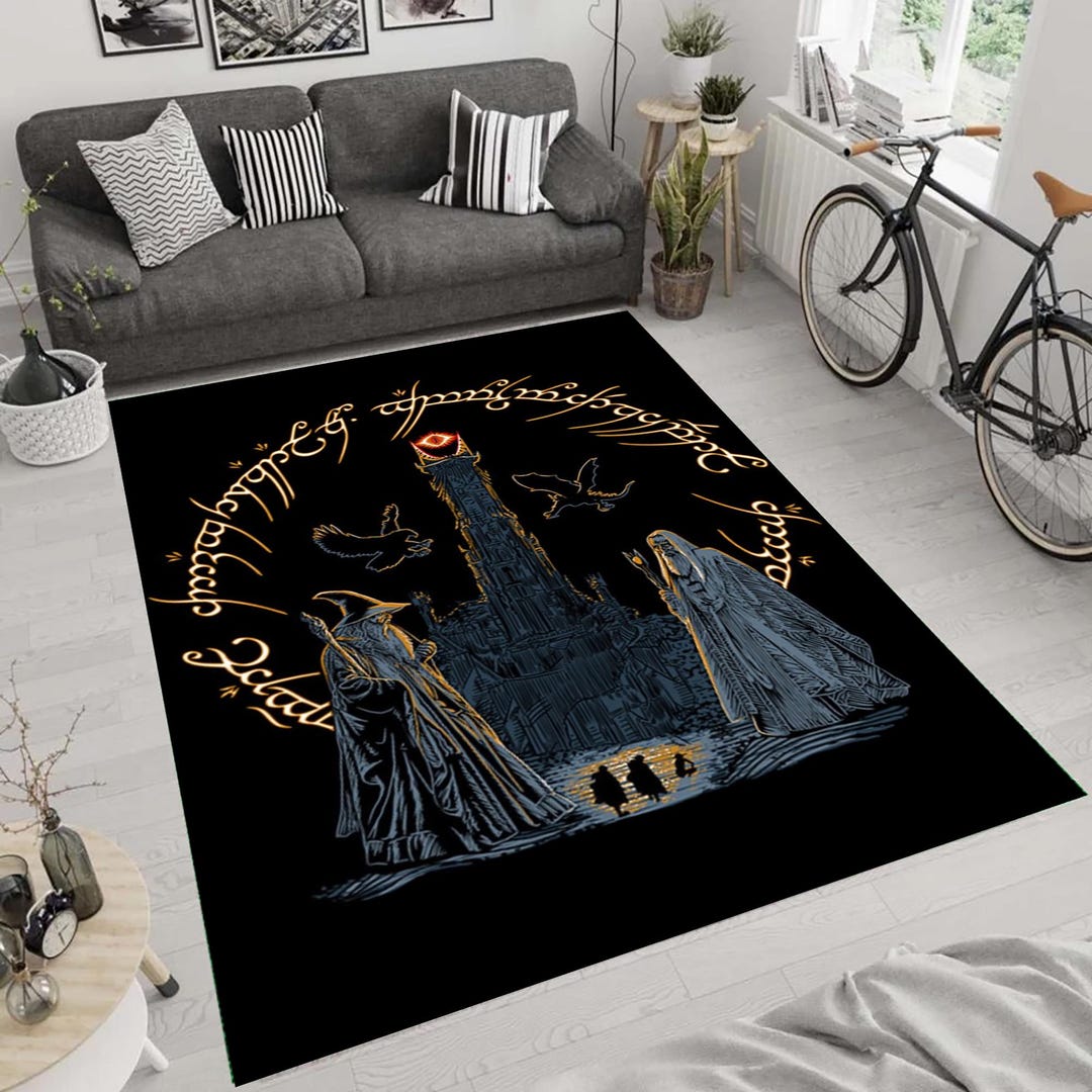 Gandalf Rug,saruman Rug,the Hobbit Rug,lord of Rings Rug,lotr Rug,rugs ...