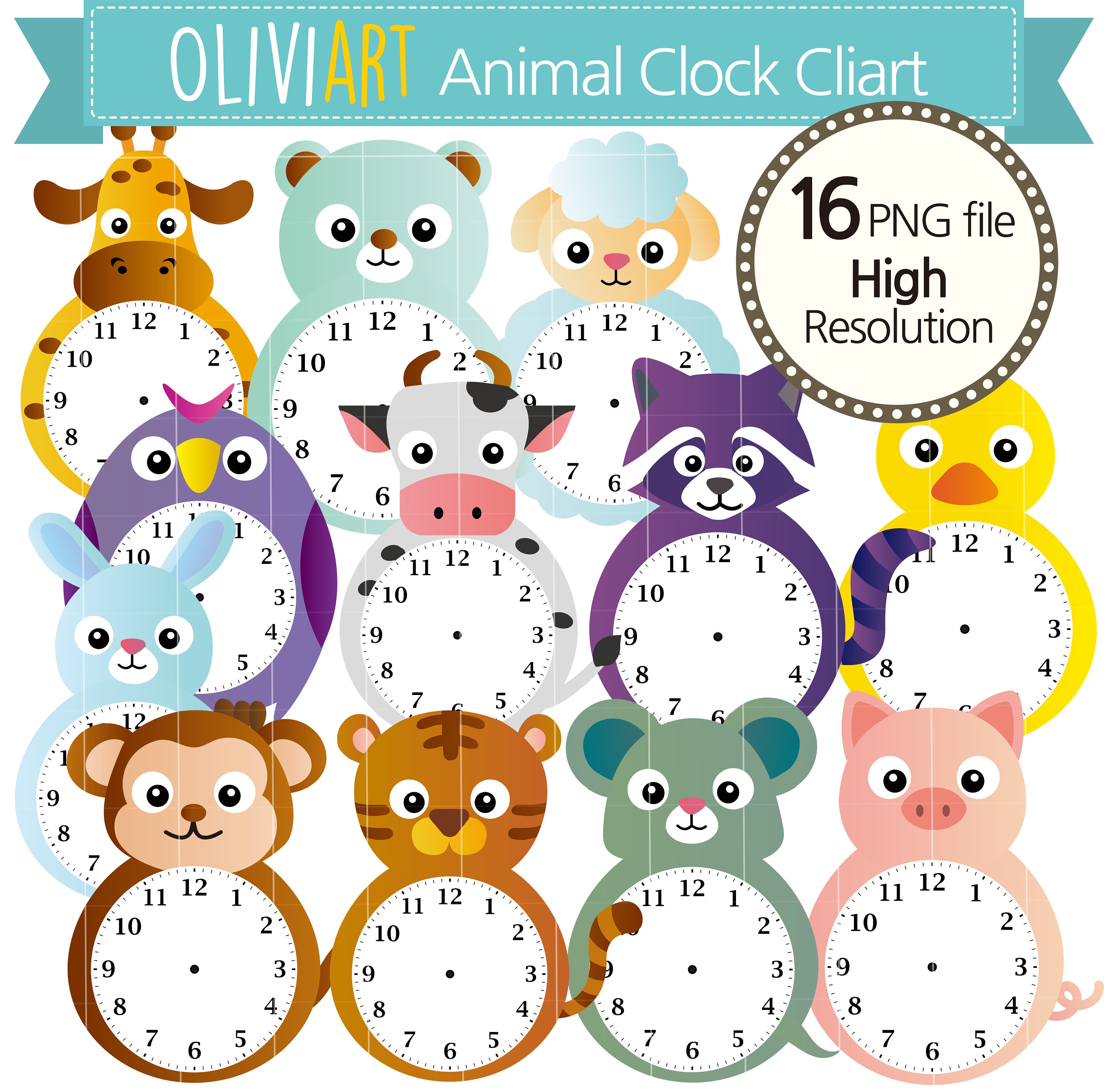 Clock Clipart For Kids