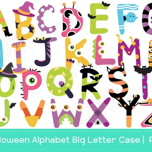 Halloween Alphabet Upper Case Png File Halloween Font Bundle - Etsy
