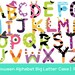 Halloween Alphabet Upper Case Png File Halloween Font Bundle - Etsy