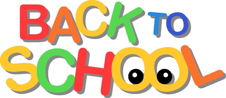 Back to School Clip Art Bundle, School Supplies Clip Art, School Bus ...