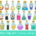 Potion Clipart Witch Potions Clipart Halloween Potions Clip - Etsy