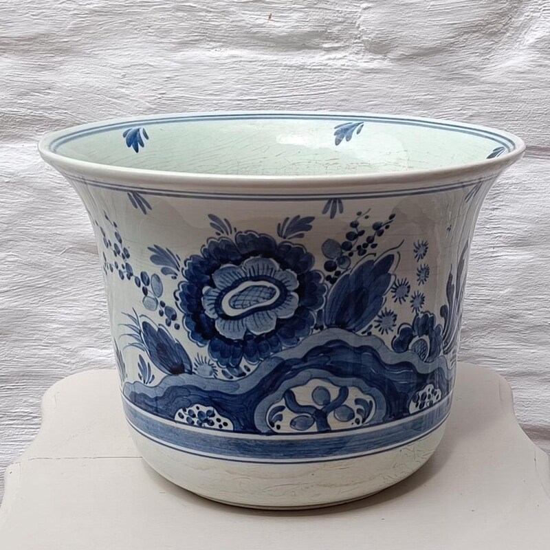 Delft Blue Planter - Etsy