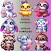 Bubble Tea Animals Clipart, Bobba Tea Animals, Bubble Tea PNG Bundle ...