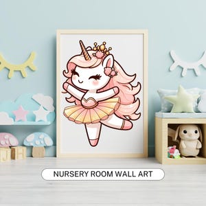 Kawaii Unicorn Clipart, Whimsical Unicorn PNG, Rainbow Unicorn Bundle ...