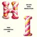 Pink Candy Alphabet Clipart, Birthday Candy Alphabet, Candyland Letters ...