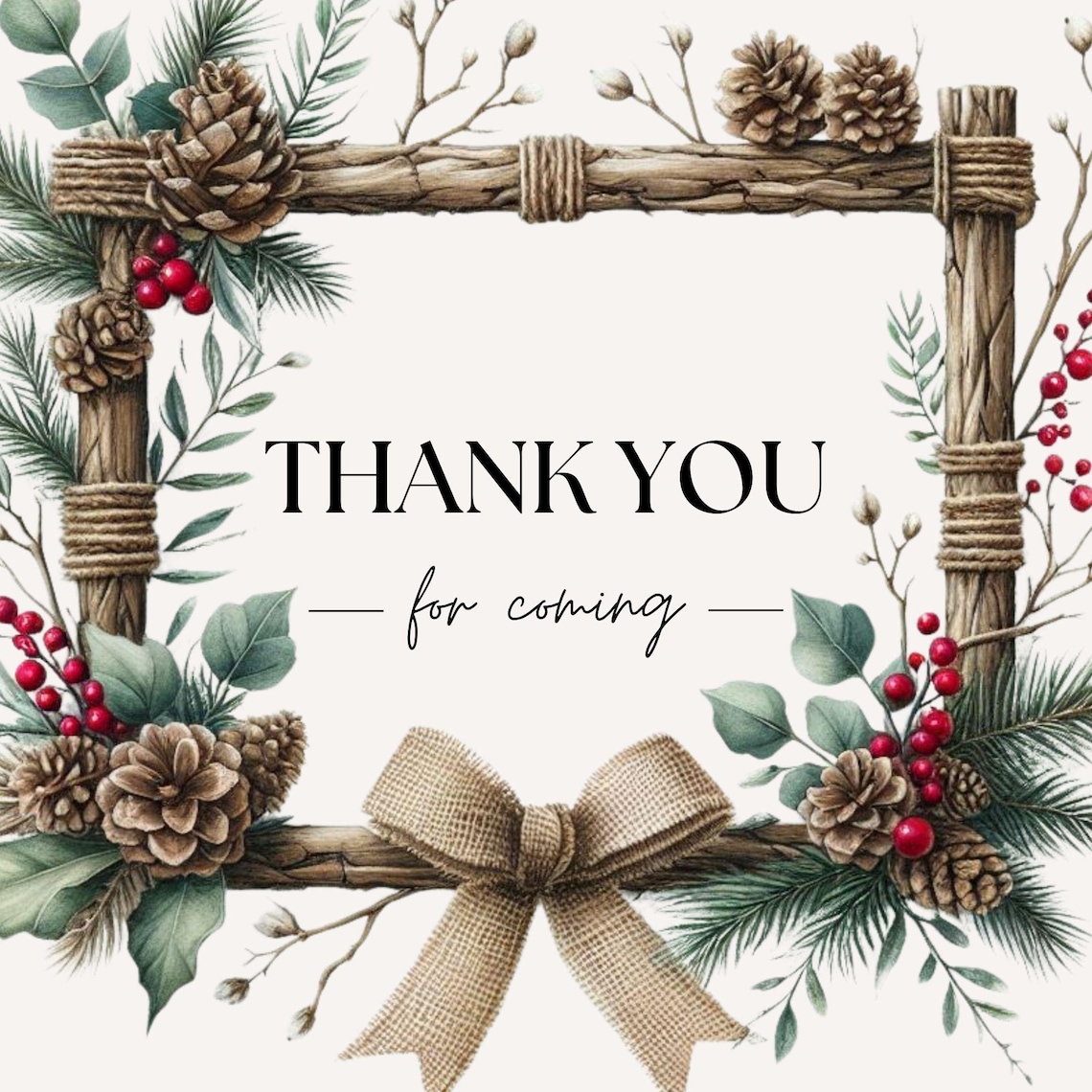 Christmas Frame Clipart, Christmas Card Clipart, Christmas Border ...