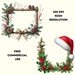 Christmas Frame Clipart, Christmas Card Clipart, Christmas Border ...