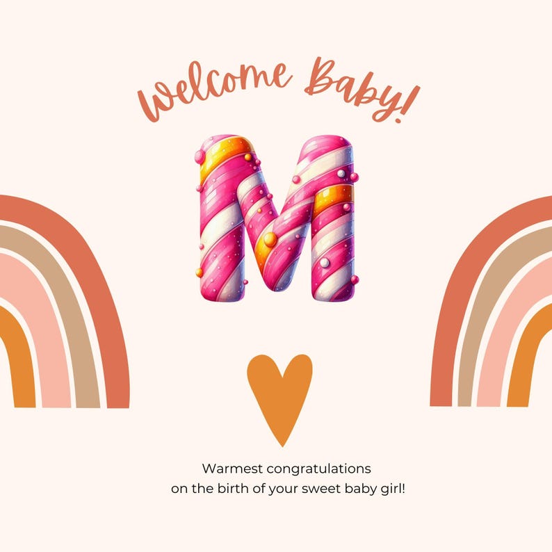 Pink Candy Alphabet Clipart, Birthday Candy Alphabet, Candyland Letters ...