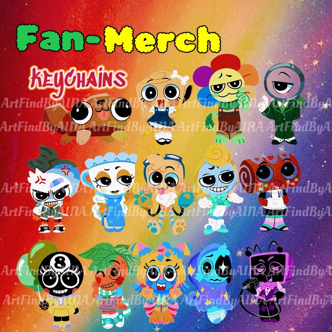 Toon Keychains|pebble,glisten,dandy,sprout,brightney,vee,rodger,cosmo ...