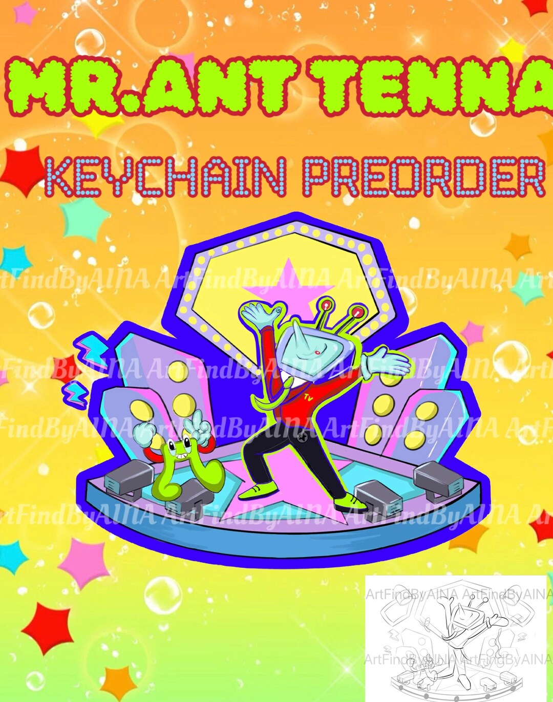 PREORDER - Deltarune Tenna Acrylic Keychain - 3in Options - Epoxy Charm ...