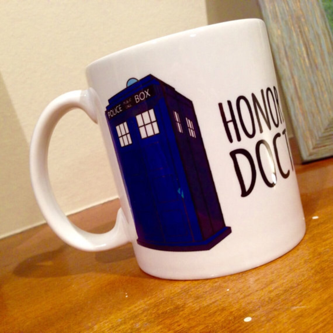 Honorary Doctor Who TARDIS Ceramic Mug - Etsy