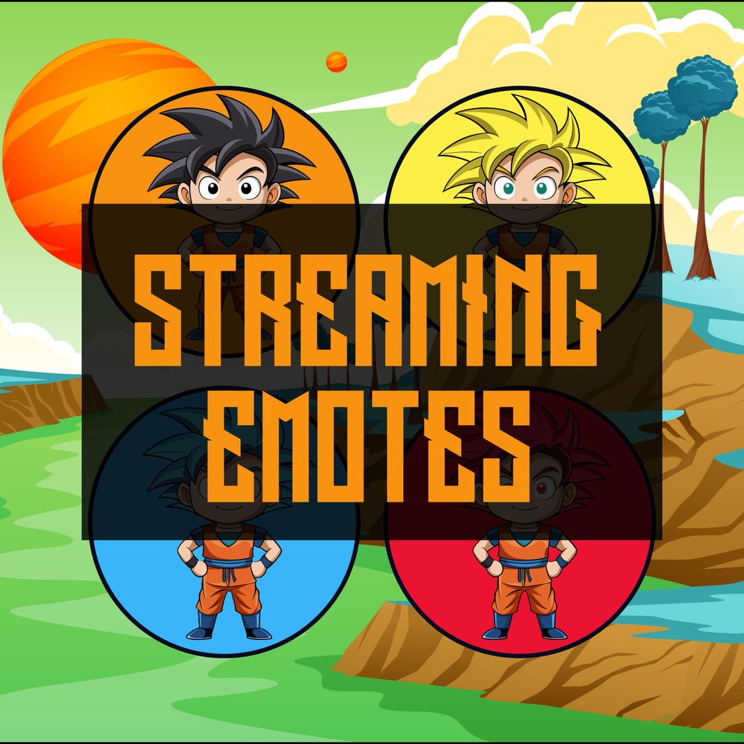 Anime Character PNG Bundle | 4 Color Variants | Digital Avatar Icons ...