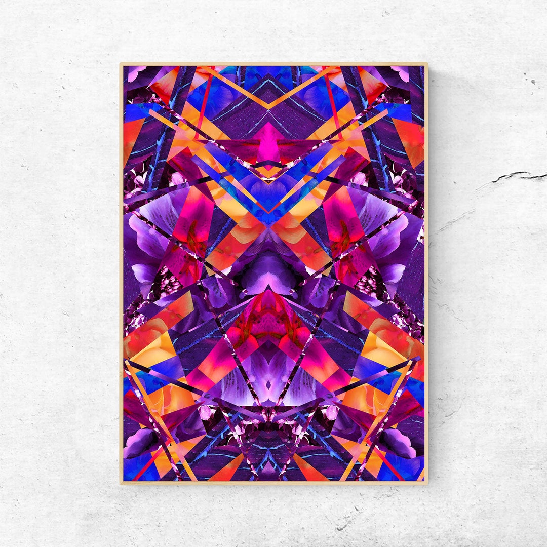 Party Shades, Digital Abstract Painting, Wall Art Print, Watercolor Art ...
