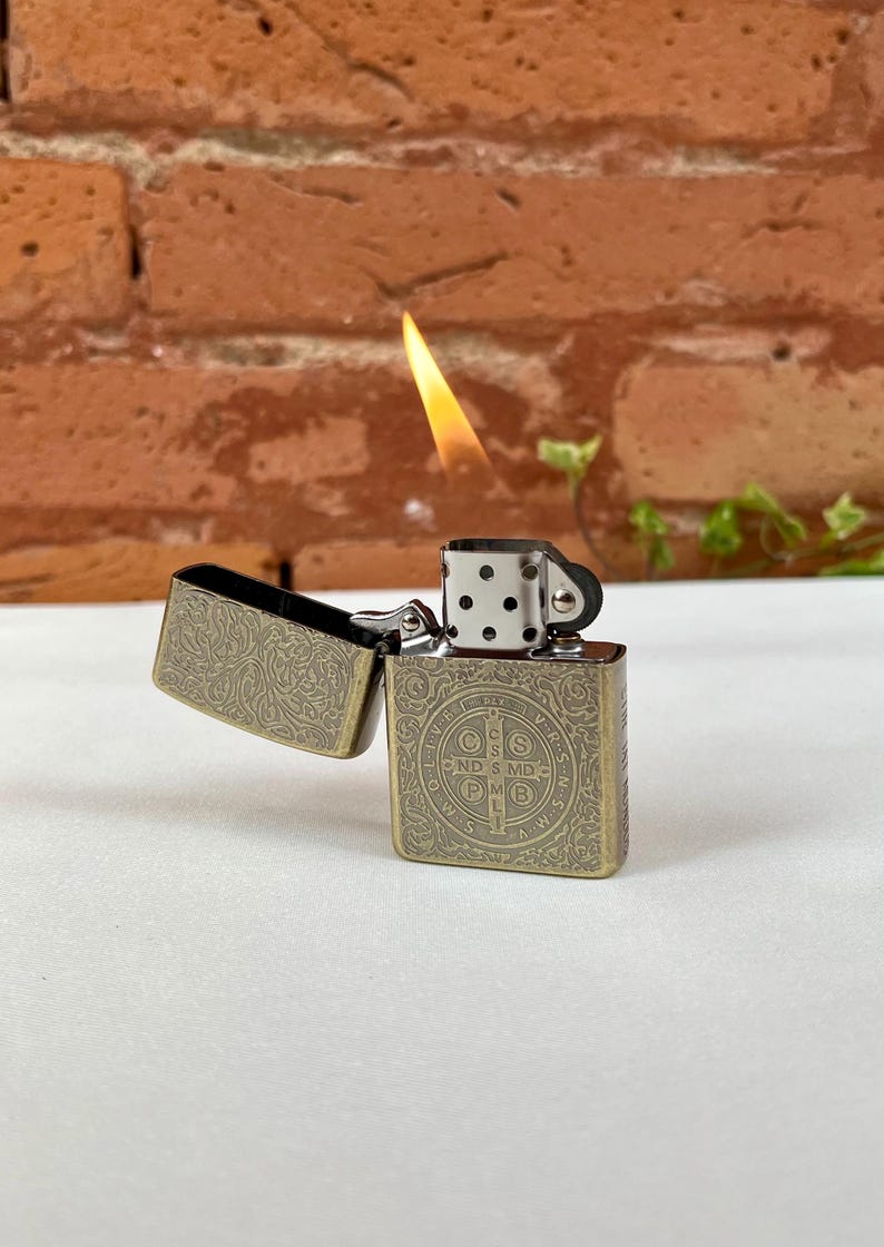 Saint Benedict Cross Lighter: Constantine Inspired Gothic Accessory ...
