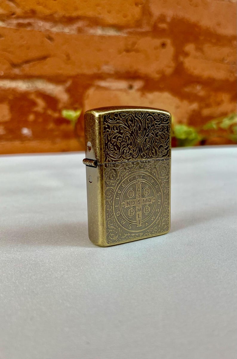 Saint Benedict Cross Lighter: Constantine Inspired Gothic Accessory - Etsy