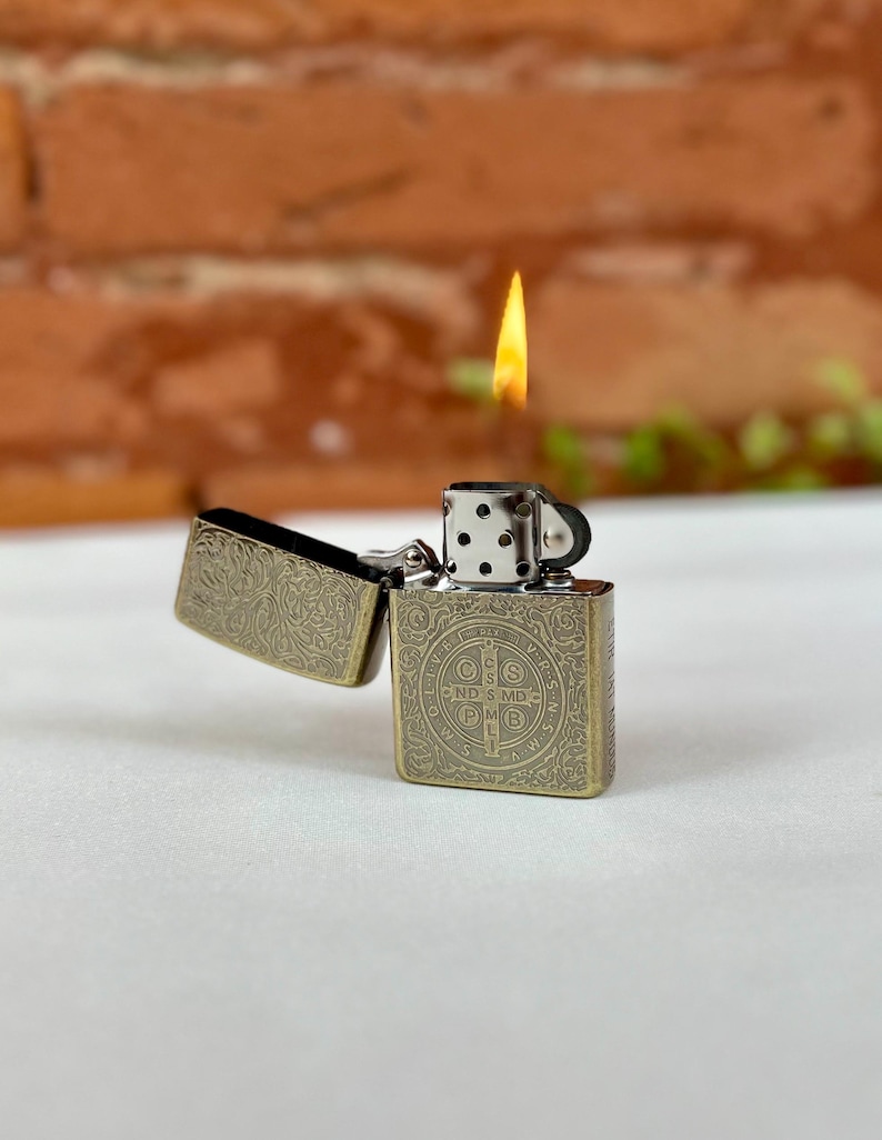 Saint Benedict Cross Lighter: Constantine Inspired Gothic Accessory - Etsy